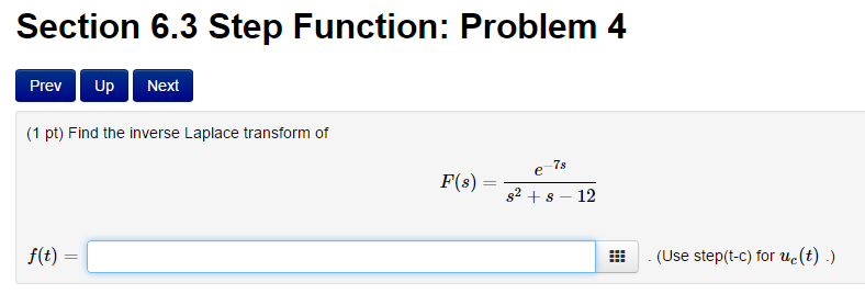 Solved Section 6 3 Step Function Problem 1 Prev Up Next 1