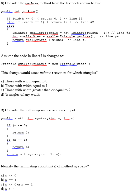 Solved 6) Given the following diagram showing class | Chegg.com