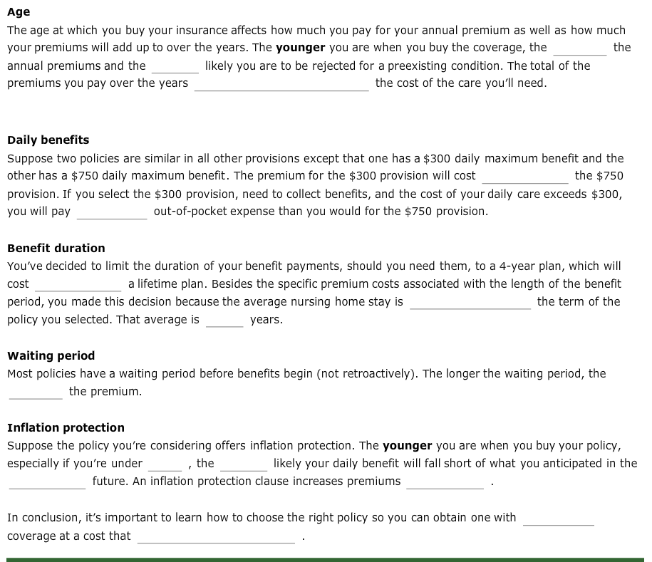 The 2010 Patient Protection and Affordable Care Act | Chegg.com