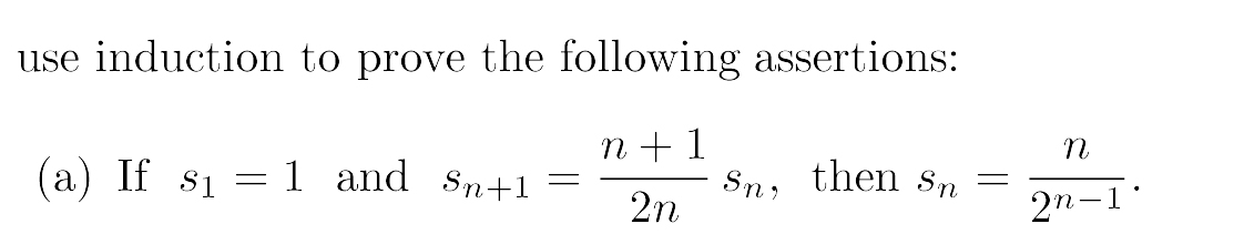 Solved use induction to prove the following assertions: If | Chegg.com
