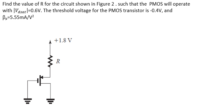 Solved Find the value of R for the circuit shown in Figure | Chegg.com