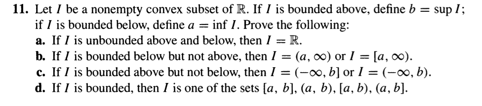 Solved Let I be a nonempty convex subset of R. If I is | Chegg.com