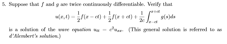 Solved Suppose that f and g are twice continuously | Chegg.com