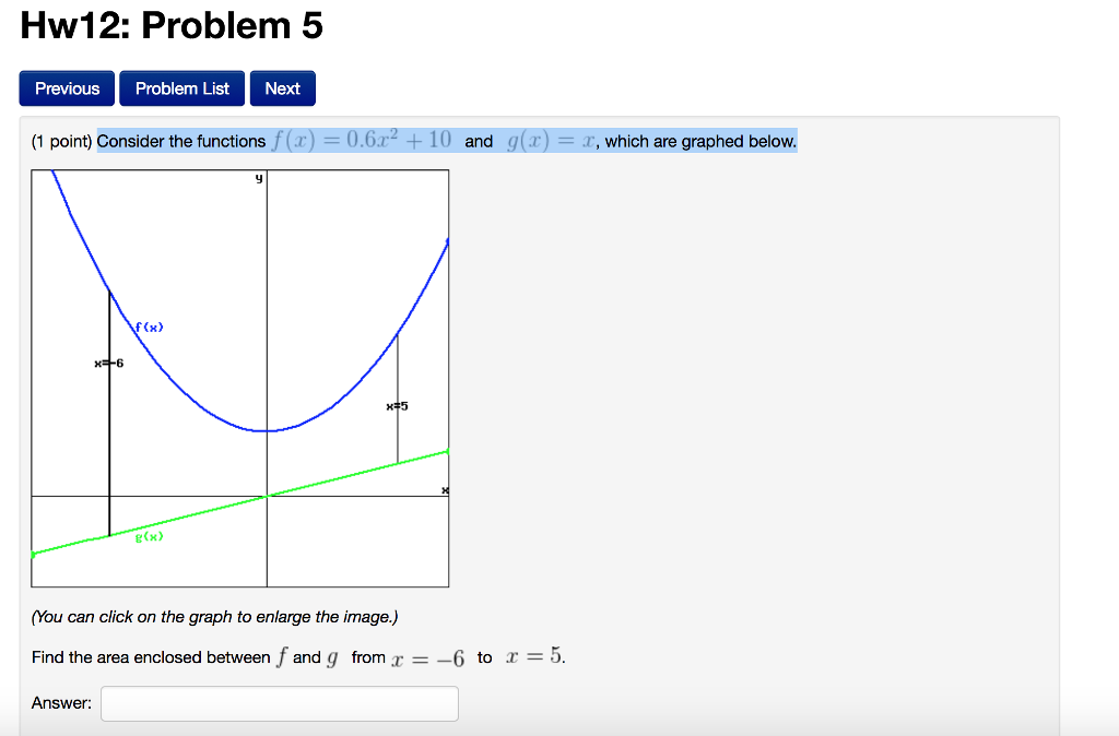 Solved Hw12: Problem 5 Previous Problem List Next (1 point) | Chegg.com