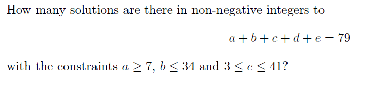 Solved How many solutions are there in non-negative integers | Chegg.com