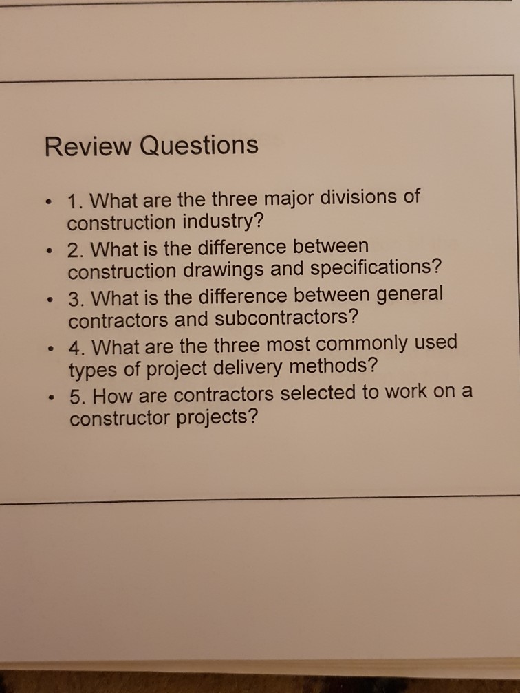 Solved Review Questions 1. What are the three major | Chegg.com