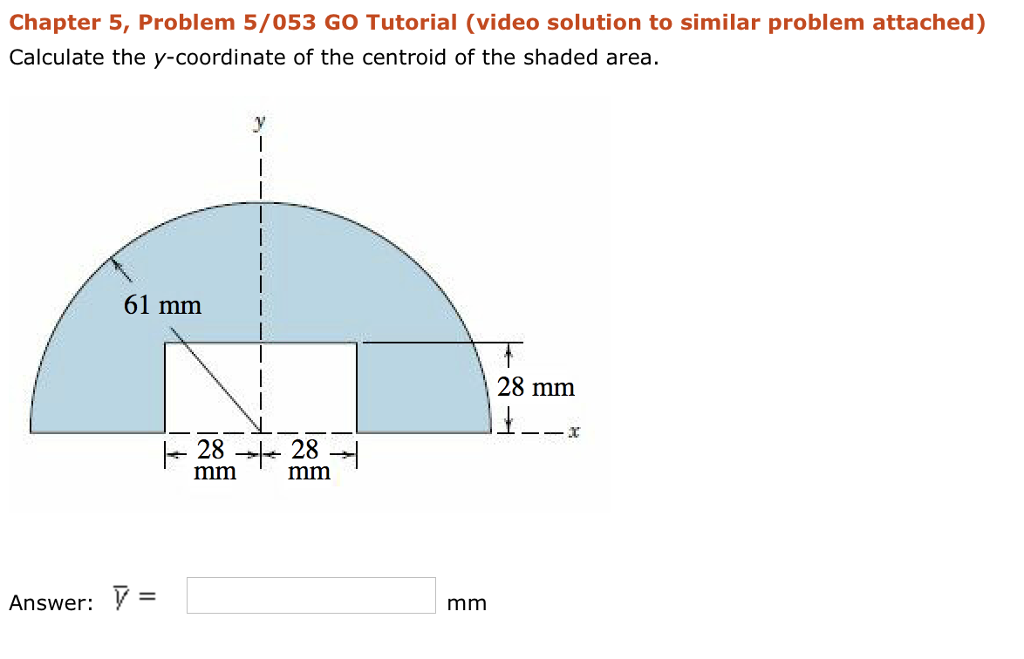 Solved Chapter 5, Problem 5/053 GO Tutorial (video solution | Chegg.com