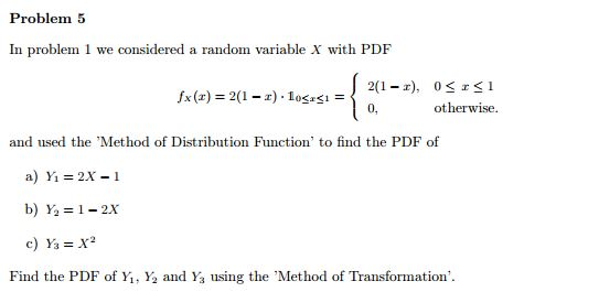 Let X be a random variable with a PDF given by Find | Chegg.com