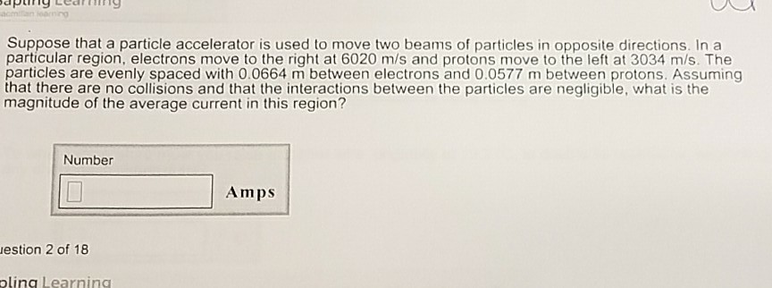 Solved Suppose that a particle accelerator is used to move | Chegg.com