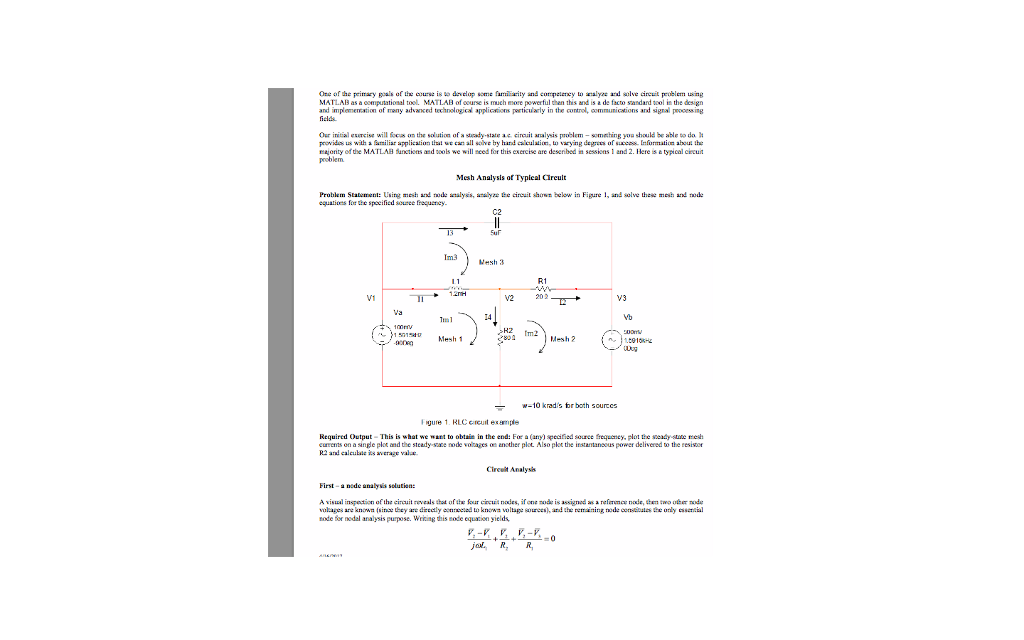 Solved Matlab Computational Tool Matlab Of Course Much More