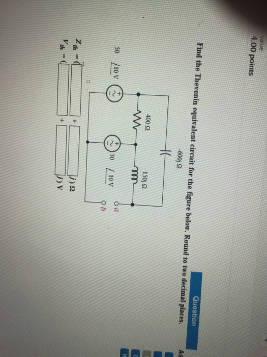 Solved Find the Theremin equivalent circuit for the figure | Chegg.com