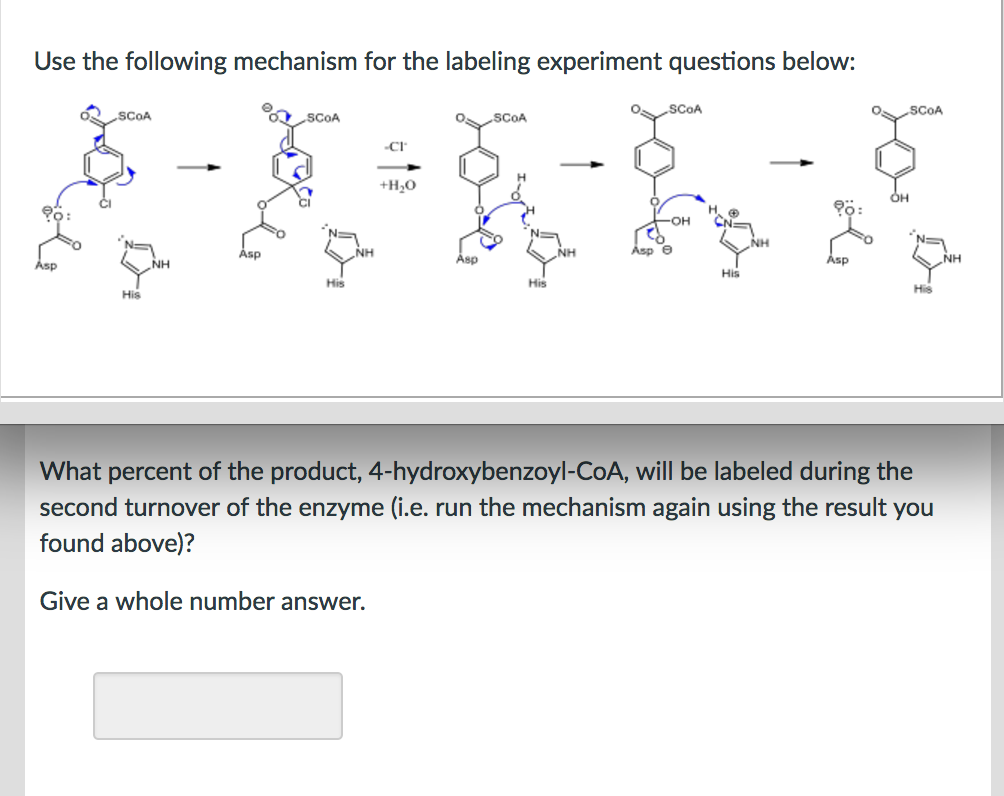 Use the following mechanism for the labeling | Chegg.com