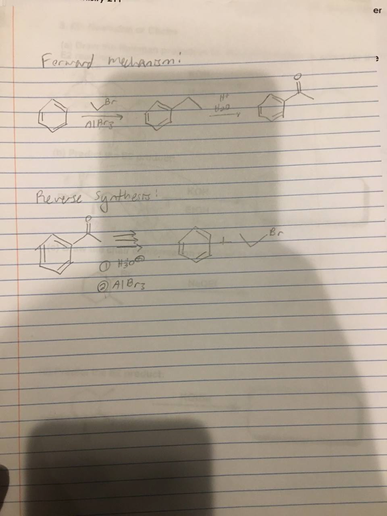 Solved Hi, Can anyone help proposing a Synthesis for C8H8O | Chegg.com