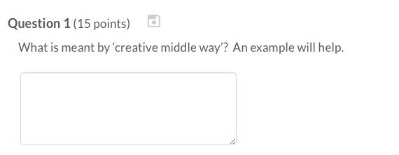 Solved Question 1 (15 points) What is meant by creative | Chegg.com Solved Question 1 (15 points) What is meant by creative | Chegg.com