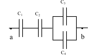 Solved In the circuit of figure C1 = 3 nF, C2 = 5 nF, C3 = | Chegg.com