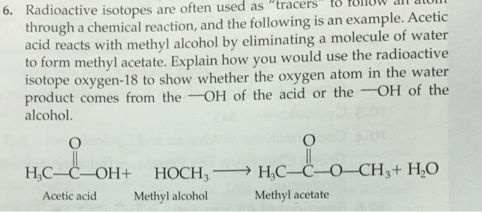 Solved Radioactive isotopes are often used as "tracers to | Chegg.com