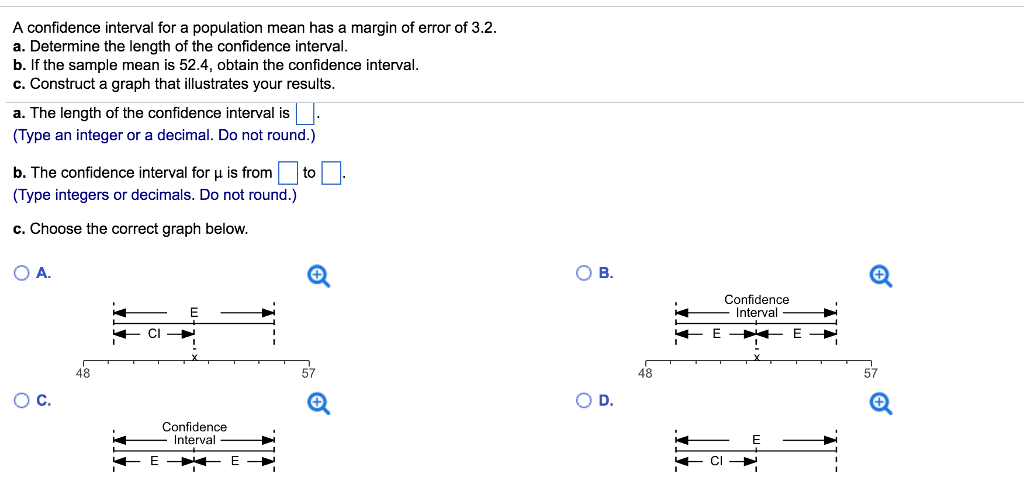 Solved A confidence interval for a population mean has a | Chegg.com