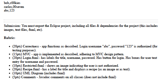 Objectives Javafx File Io Uml Diagrams Task Help 