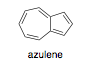 Solved Azulene is a beautiful deep blue compound. Unusual | Chegg.com