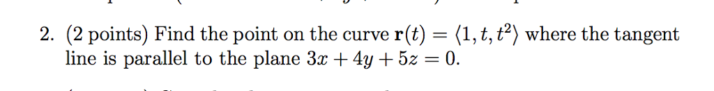 Solved Consider the parametrized curve r(t) = (3t cos(2t), | Chegg.com
