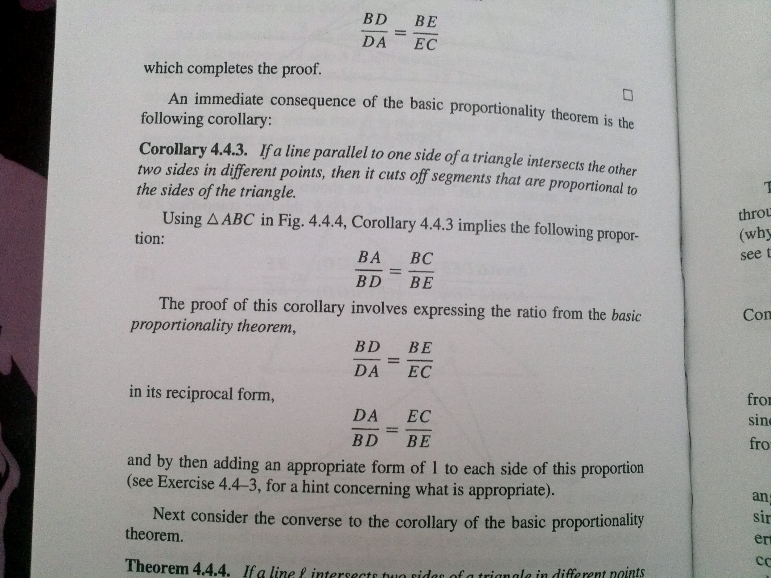 Solved Prove Corollary 4.4.3. (Hint: Refer to Fig. 4.4.4 and | Chegg.com
