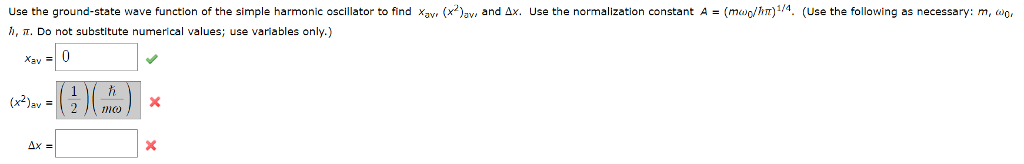 Solved Use The Ground State Wave Function Of The Simple