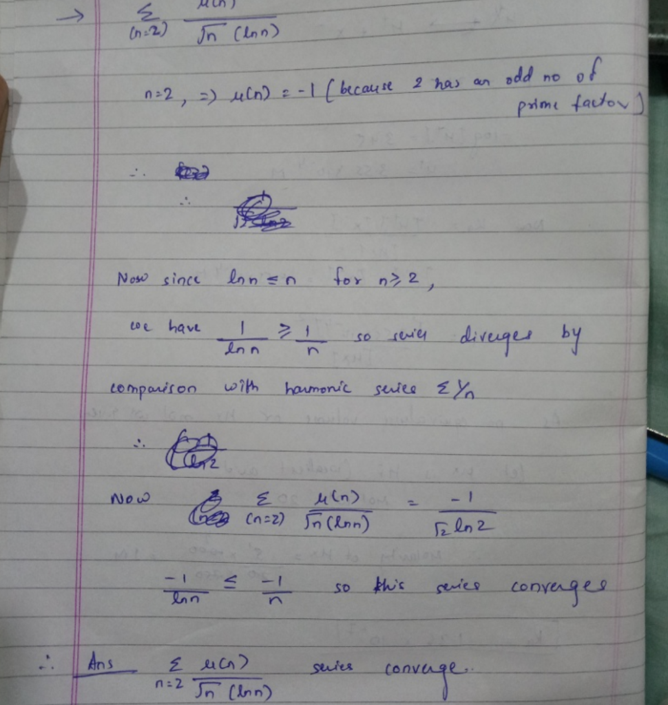 Solved The mobius function is defined as follows μ(n)= 0 | Chegg.com