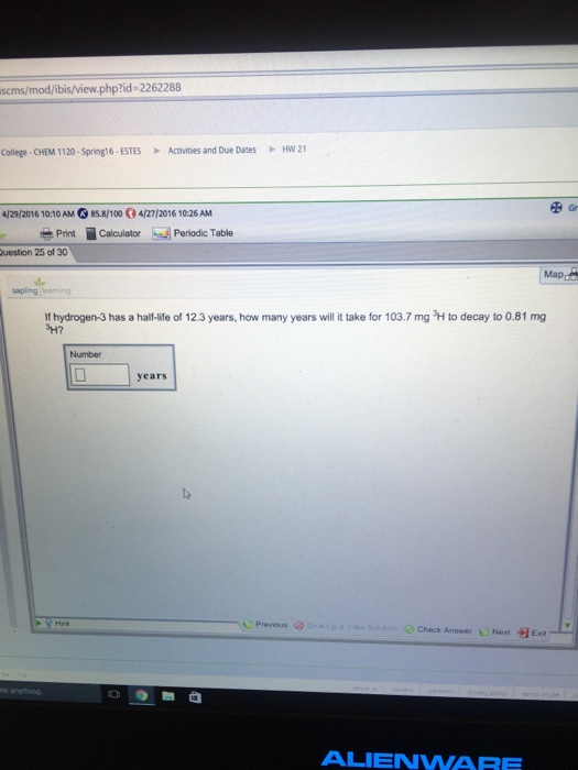 Solved Half life help | Chegg.com