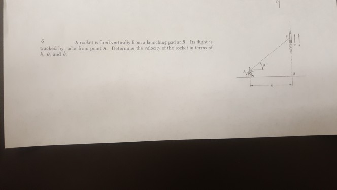 Solved A rocket is fired vertically from a launching pad at | Chegg.com