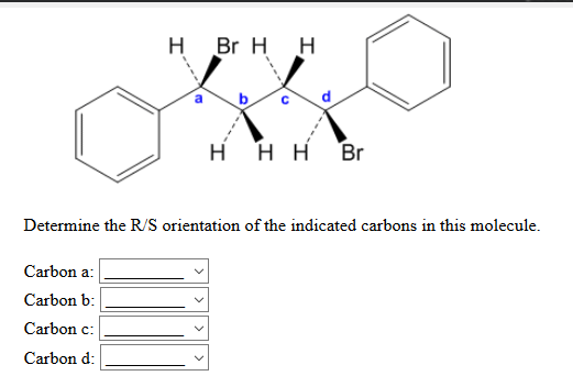 Solved Determine the R/S orientation of the indicated | Chegg.com