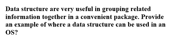Solved Data structure are very useful in grouping related | Chegg.com