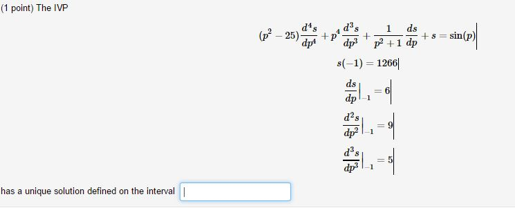 Solved The IVP | Chegg.com