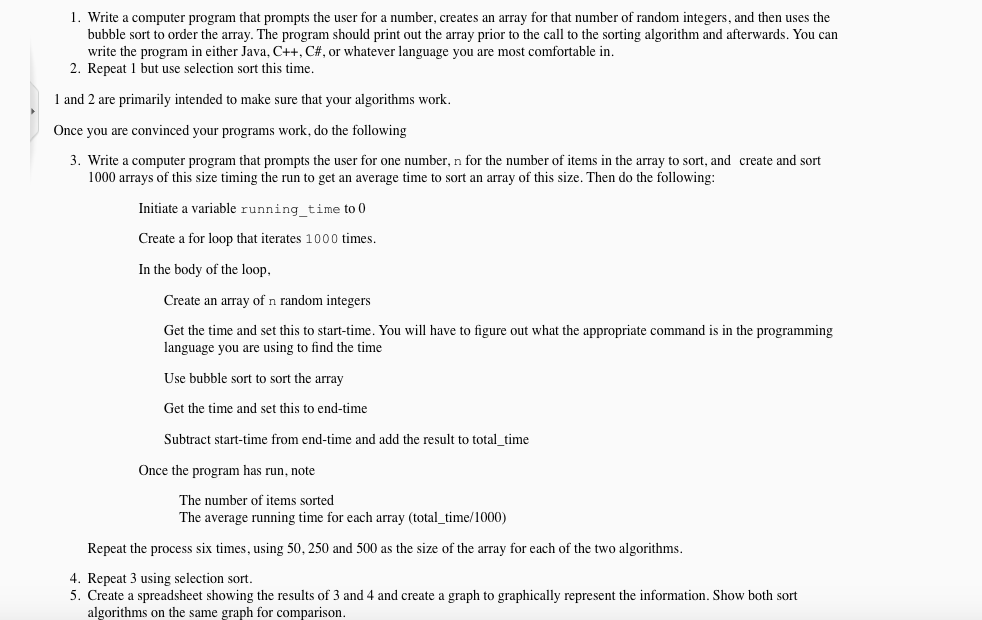 Solved Write a computer program that prompts the user for a | Chegg.com