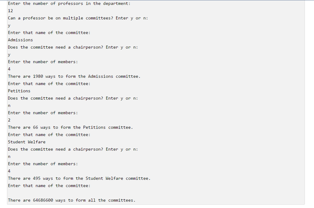 Solved The eventual goal of this assignment is to compute | Chegg.com