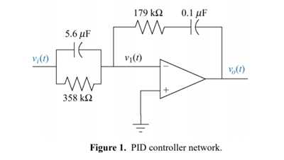 Solved Problem 1. Consider the PID controller network in | Chegg.com