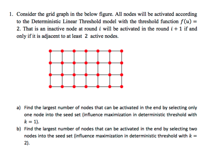 Solved Consider the grid graph in the below figure. All | Chegg.com