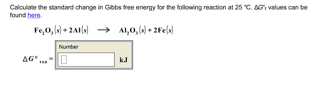 Solved Calculate the standard change in Gibbs free energy | Chegg.com