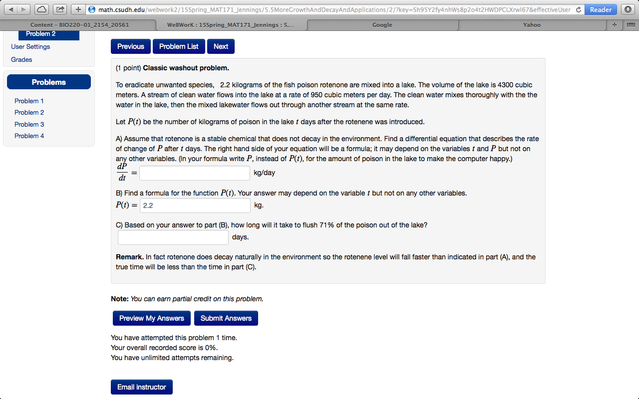 Solved COS math csudh.edu webwork2/15 Spring MAT171 | Chegg.com