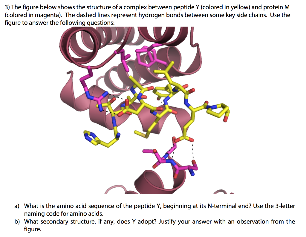 Solved 3) The figure below shows the structure of a complex | Chegg.com