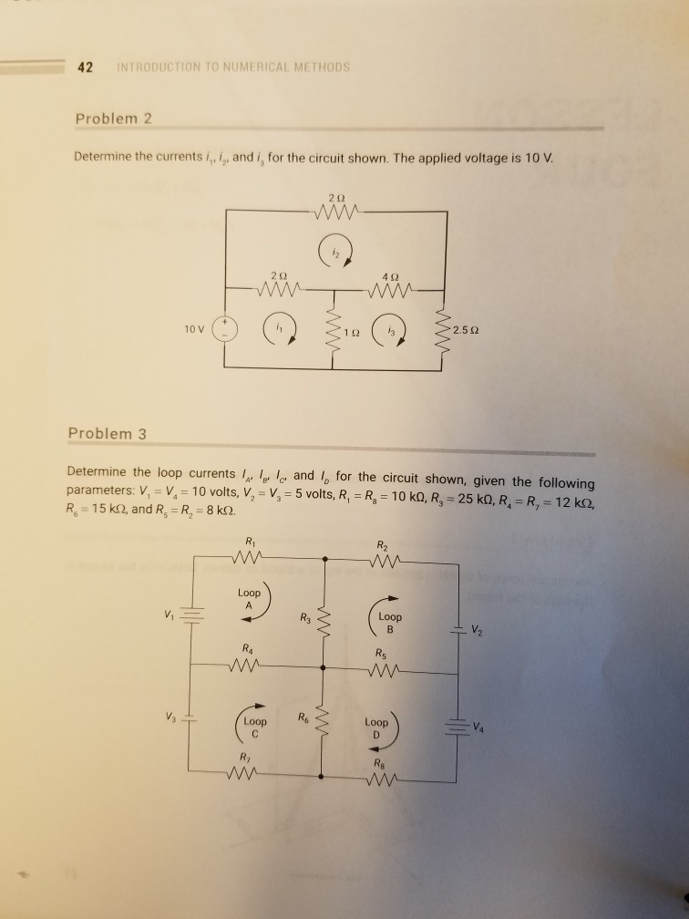 Solved 42 INTRODUCTION TO NUMERICAL METHODS Problem 2 | Chegg.com