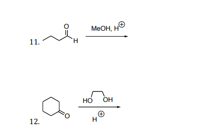 Solved MeOH, H HO OH 12. | Chegg.com