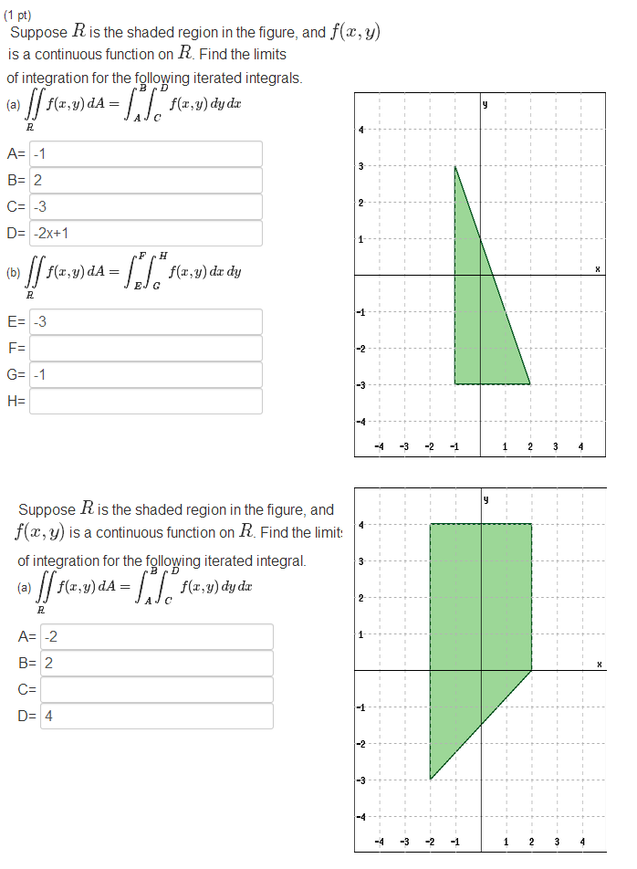 Solved: Suppose R Is The Shaded Region In The Figure, And ... | Chegg.com Solved: Suppose R Is The Shaded Region In The Figure, And ... | Chegg.com