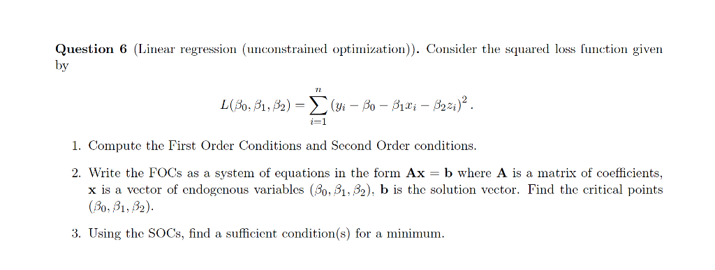 Consider the squared loss function given by L | Chegg.com