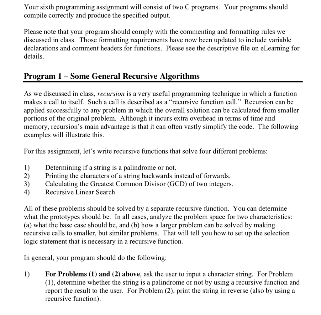 Solved PROGRAM MUST BE IN C. This must all be on the same | Chegg.com