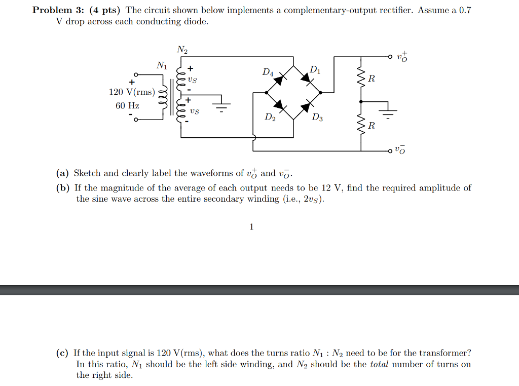 Solved Problem 3 4 Pts The Circuit Shown Below Implements