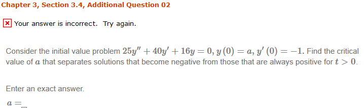 Solved Chapter 3, Section 3.4, Additional Question 02 Your | Chegg.com