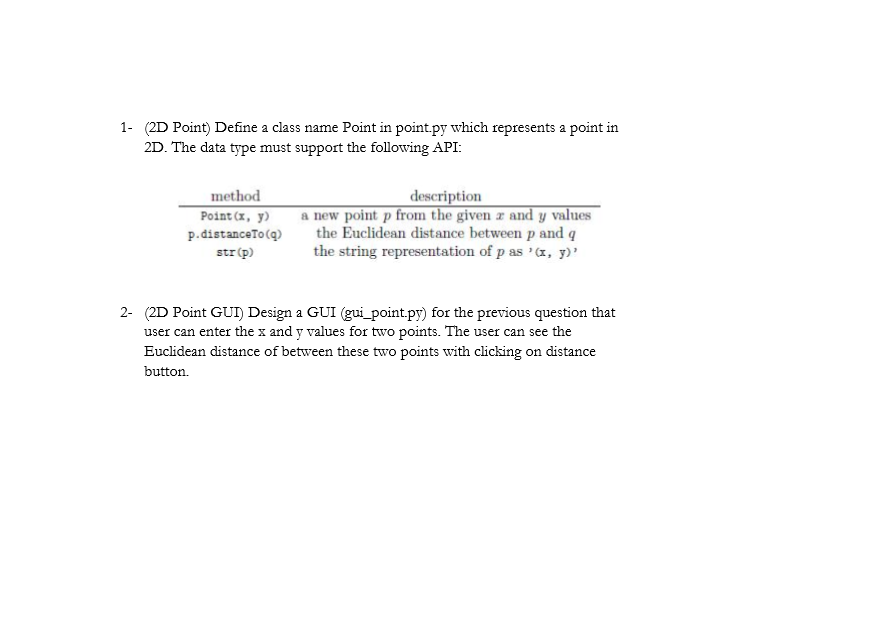 The following Python 3 Programming codes must be | Chegg.com