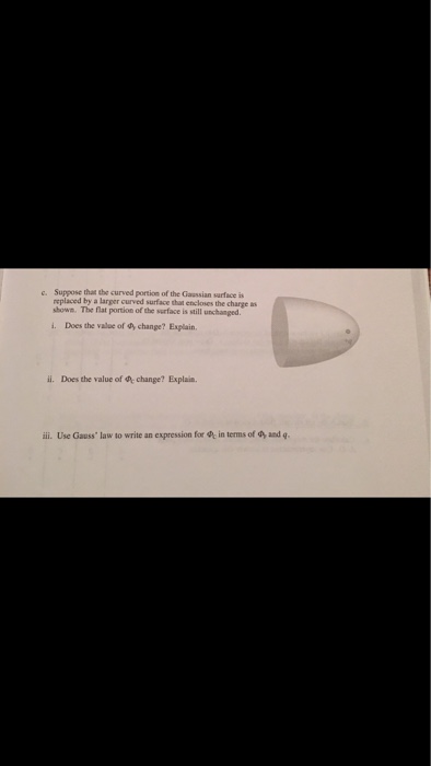 Solved Suppose that the curved portion of the Gaussian | Chegg.com
