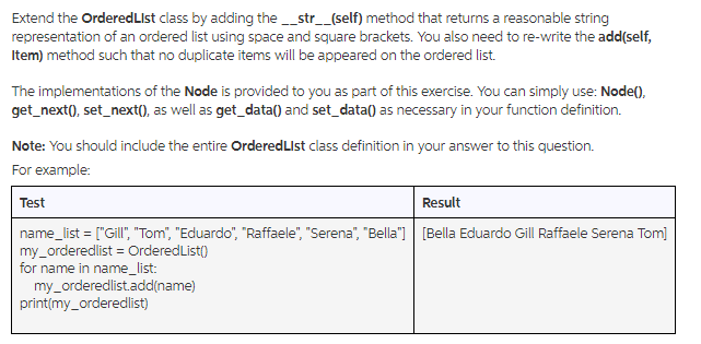 class Node: def __init__(self,data): | Chegg.com