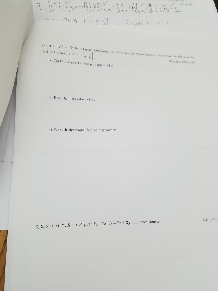 Solved Let L: R^2 rightarrow R^2 be a linear transformation | Chegg.com
